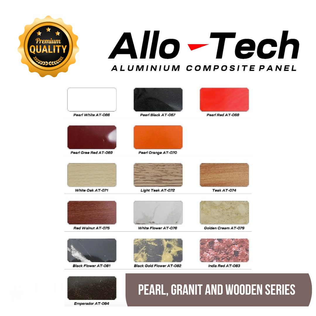 Pearl, Granit and Wooden Series - Aluminium Composite Panel - Allo Tech - PT. Bintang Jaya Bumi ...